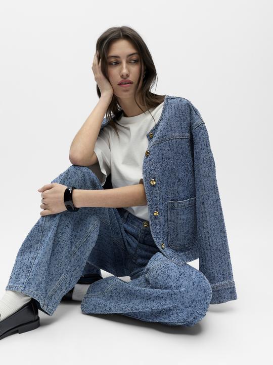 Object Textured Barrel Fit Jeans - kaufen bei Galaxus