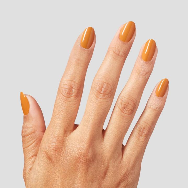 OPI Nail Lacquer Penny Loafer Lane Opaque Dark Yellow Marigold Creme ...