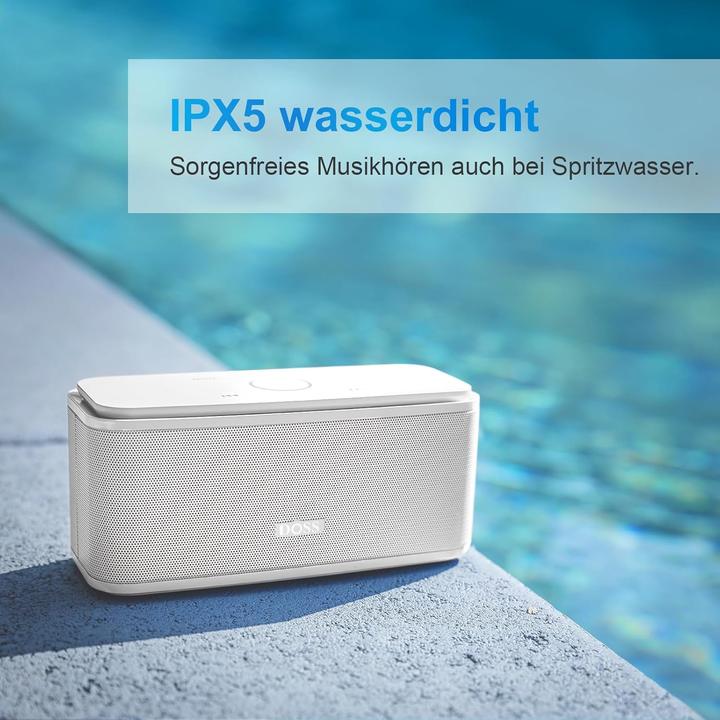 Doss Bluetooth Lautsprecher SoundBox mit Dual-Bass und Touch Control ...