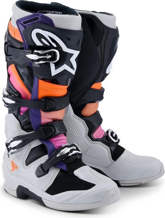 Alpinestars Boots Tech 7 Black Gray 12/4 (Damen, Herren, 47)