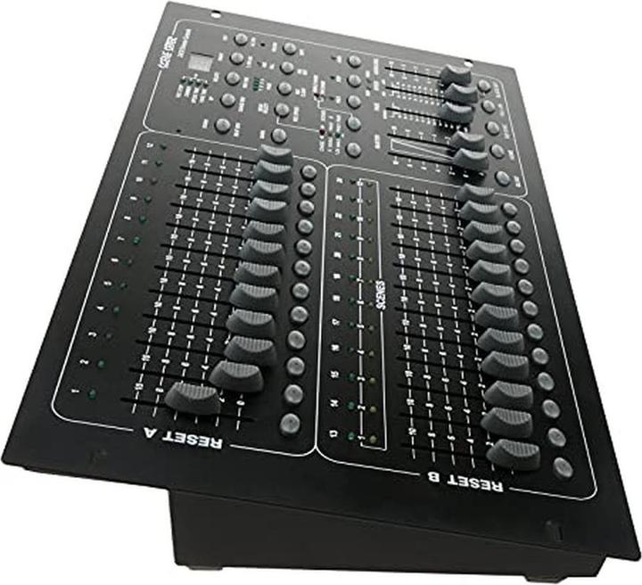 BeMatik DMX 512-Controller mit 24 Schiebereglern, automatischer ...