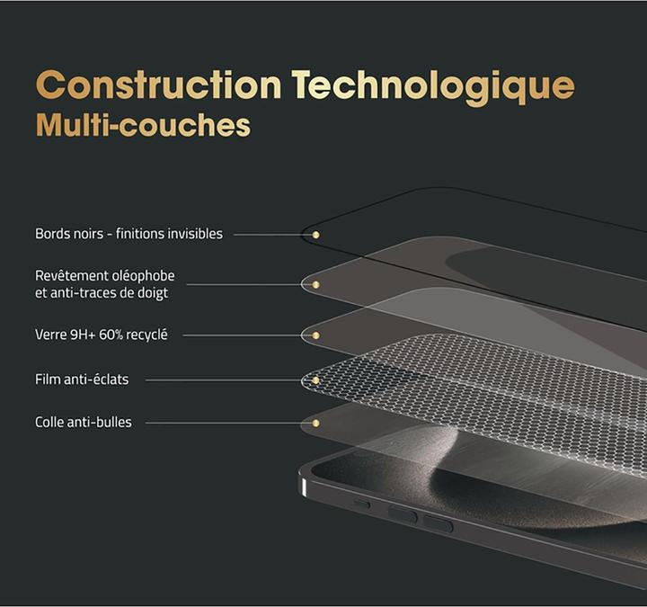 Tiger Glass Plus Verre Trempe Recycle Confidentiel Iphone 16 Pro - Galaxus