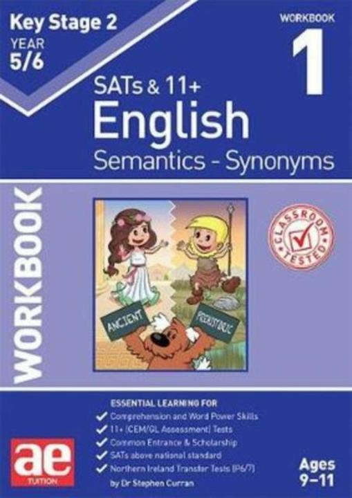 AE Publications KS2 Semantics Year 5/6 Workbook 1 - Synonyms - Galaxus