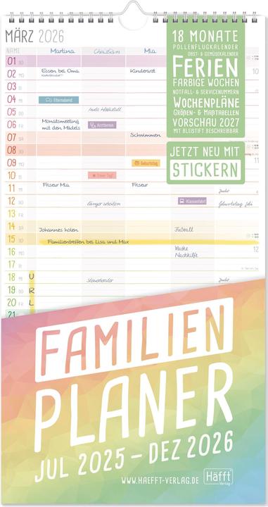 FamilienPlaner'Rainbow'2025/2026 - kaufen bei Digitec - Digitec