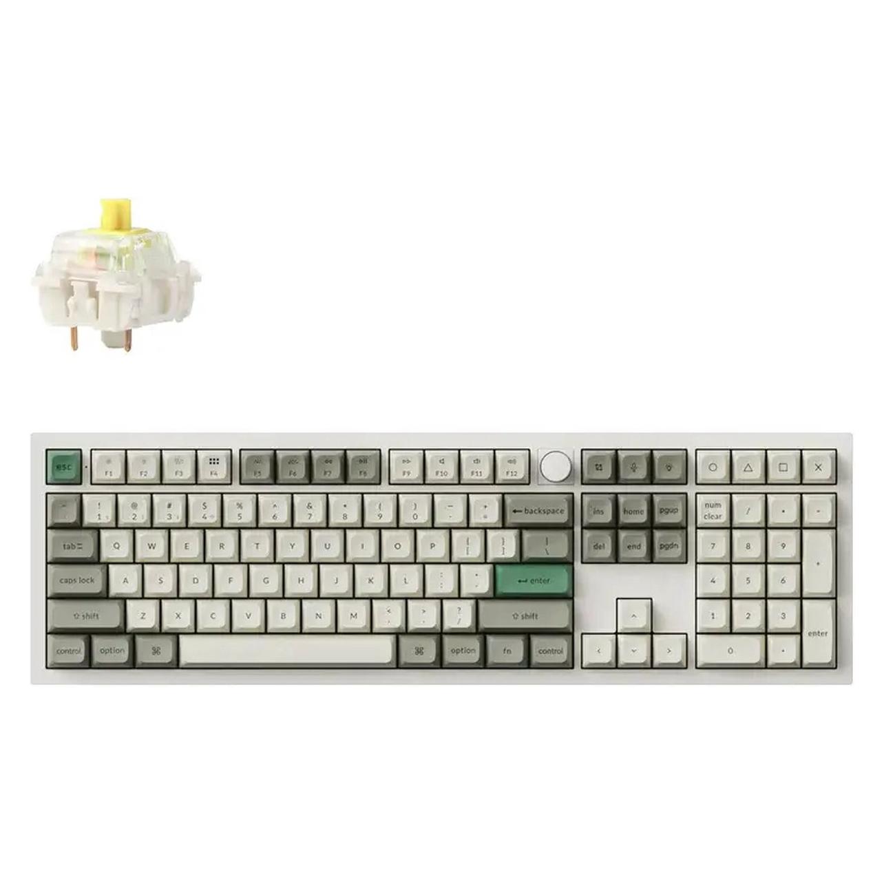 Keychron Q6 Max QMK VIA Keyboard Banana Switch White - buy at Digitec