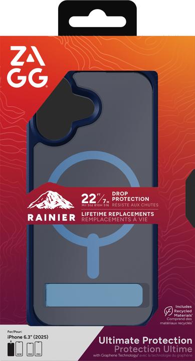 Zagg Case für Apple iPhone 17 Rainier Snap mit Kickstand cobalt horizon ...