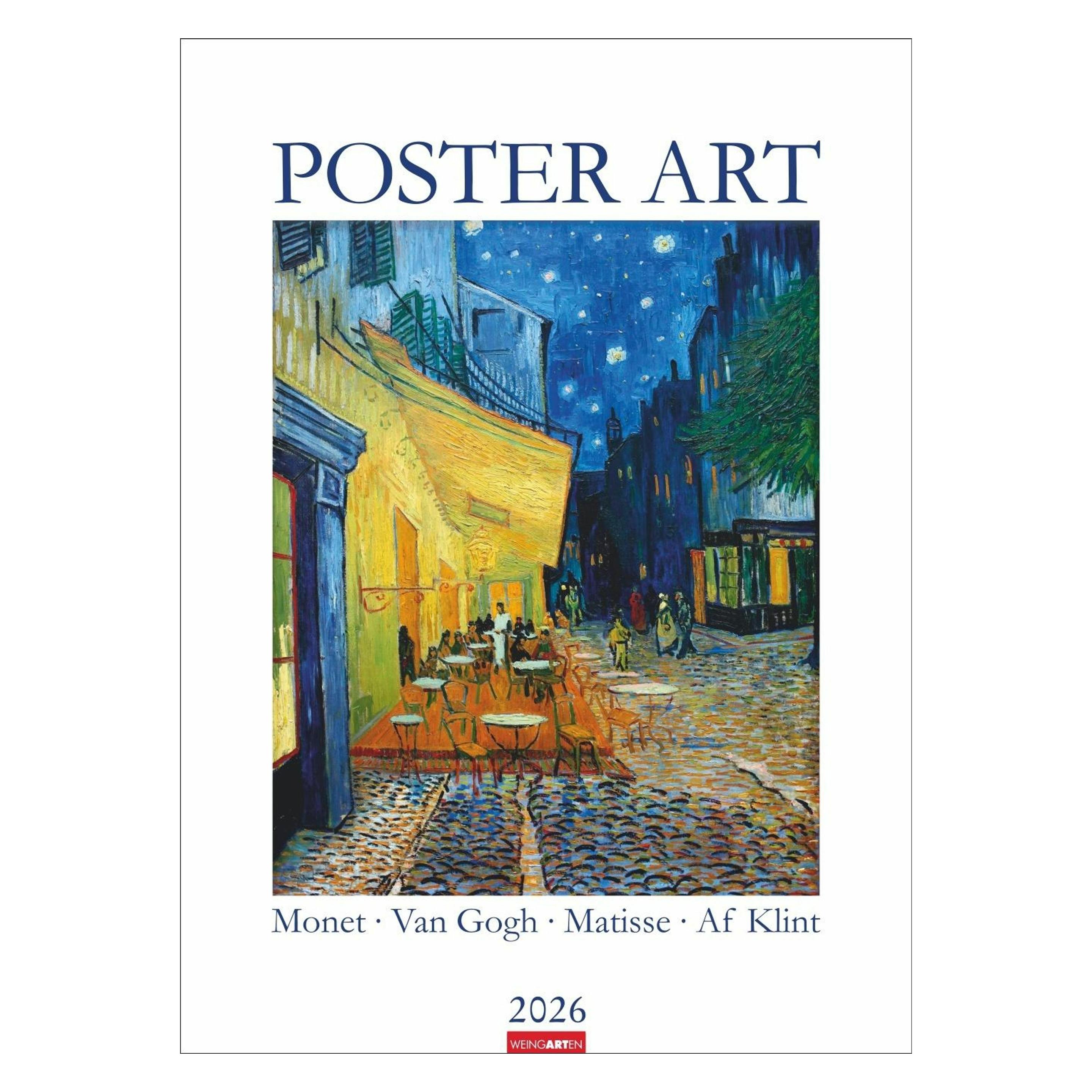 Weingarten Poster Art Kalender 2026 - Monet, Van Gogh, Matisse ...