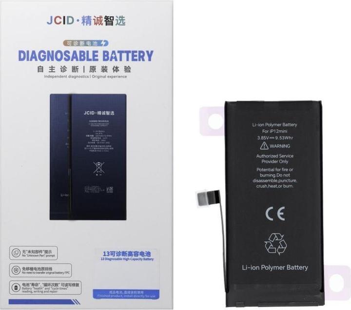OPPO Battery JCID JCID Diagnosable Battery for iPhone 12 Mini 2460 mAh ...
