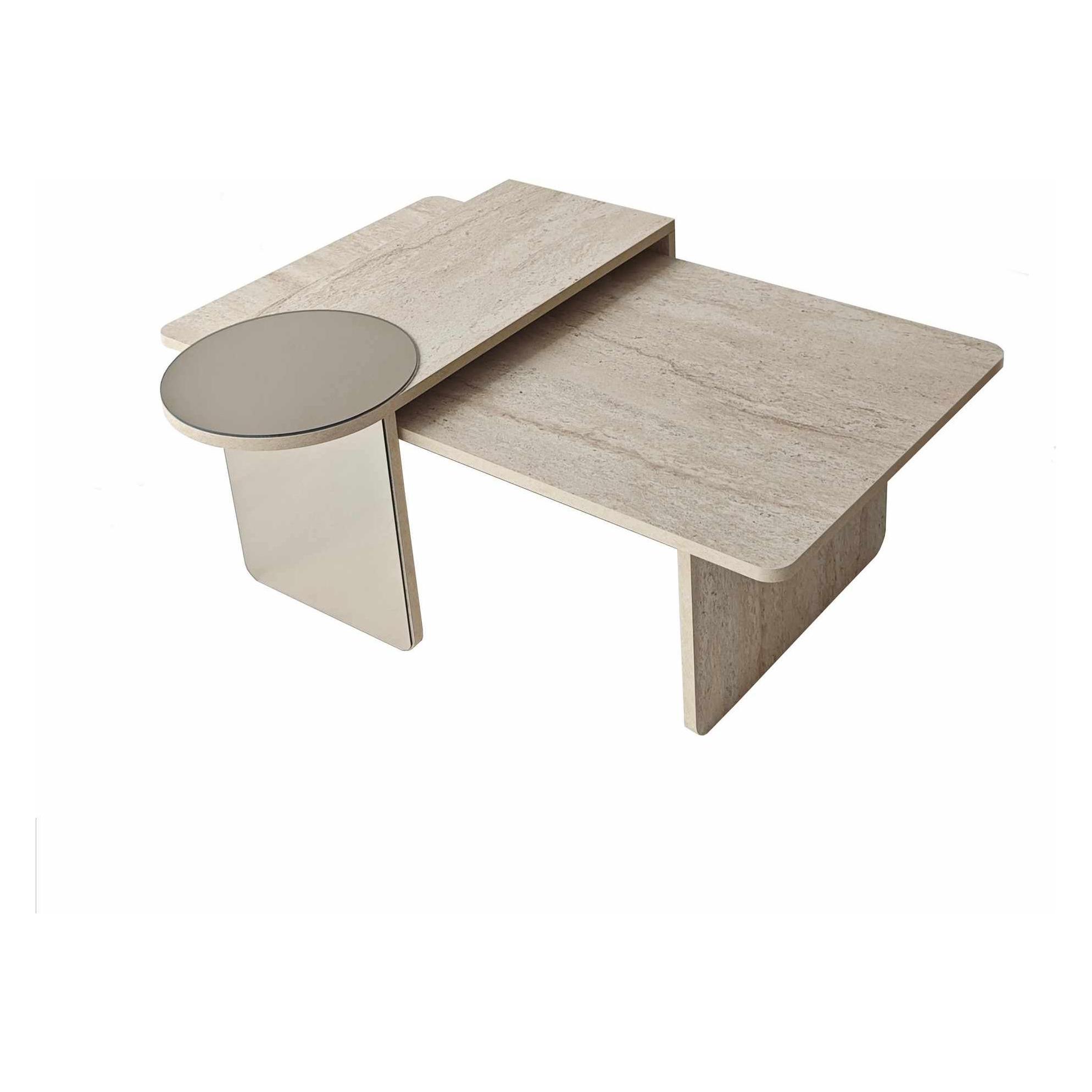 Skye Decor Luna Rectangular Nesting Table (2 Pieces) - Galaxus