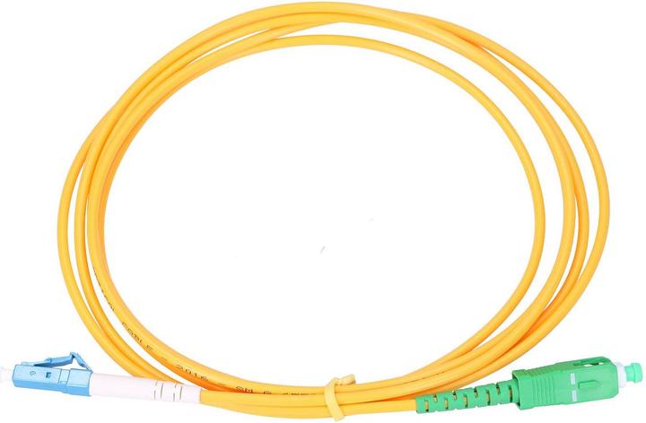 Extralink SC/APC-LC/UPC | Patchcord | Jednomodowy, Simplex, G652D, 3mm, 2m - Galaxus