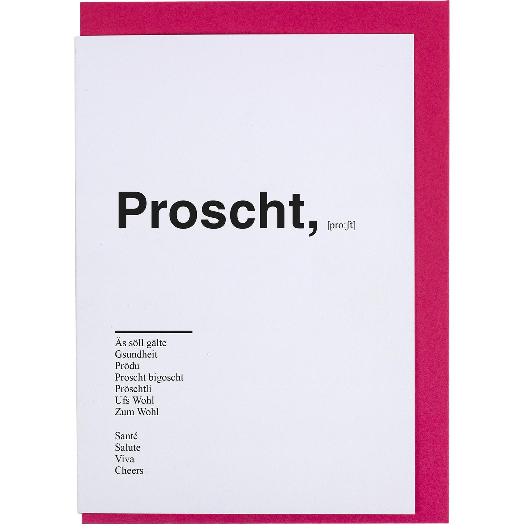 Fidea Design Faltkarte A6 Helvetica FK - Proscht - acquista su Digitec