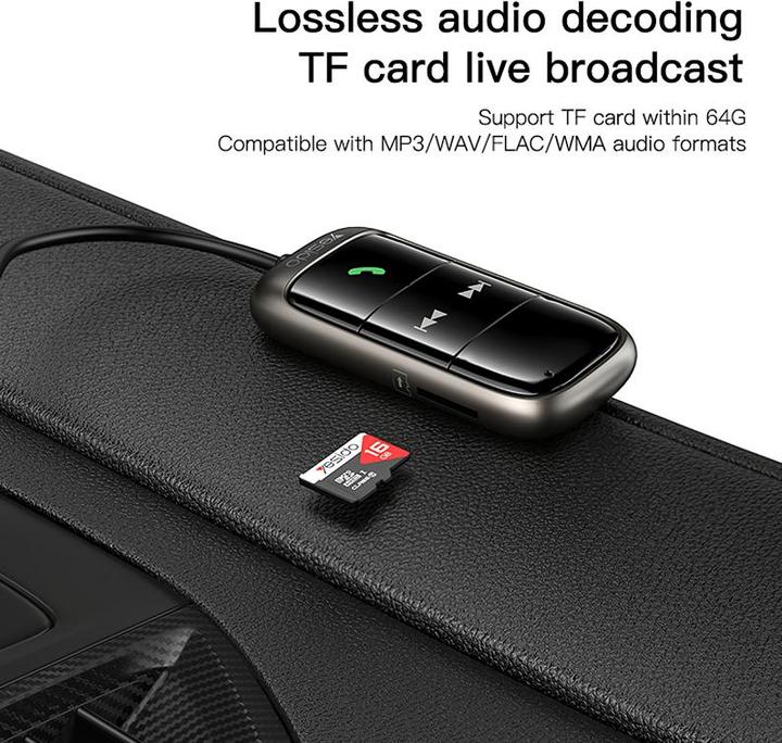 Yesido - FM Modulator Bluetooth Car Receiver (YAU32) - LED Display, TF ...