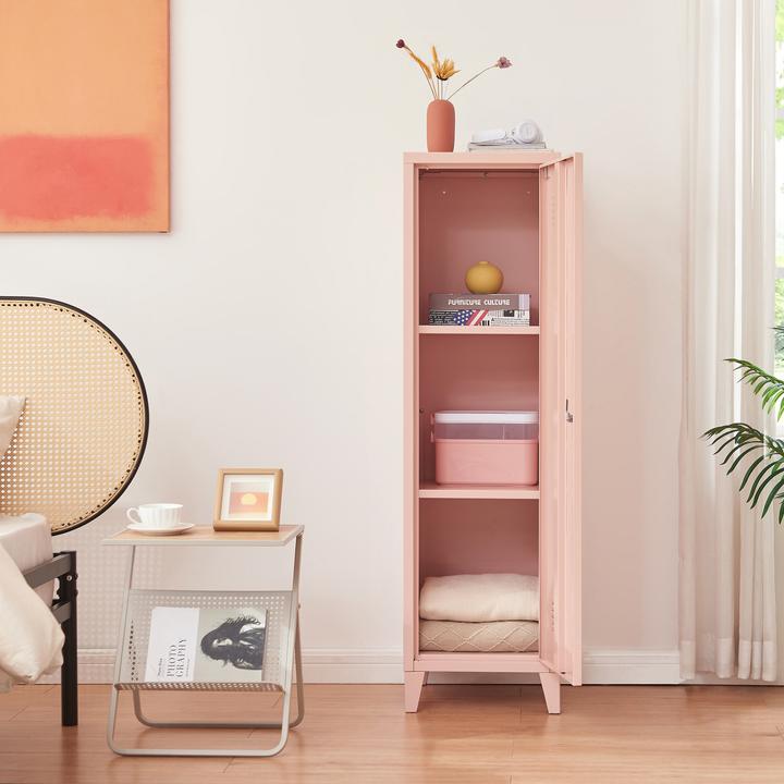 En.Casa Einzelspind Kurikka 137x38x38 cm Peachy Beige - Galaxus