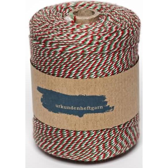 csk kontorbedarf Urkunden-Heftgarn grün/weiss/rot Rolle ca. 360m - Digitec