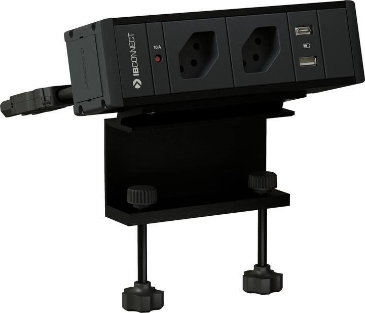 IB Connect CUBO T power strip black 2x type 13 1x USB-A/C - Galaxus