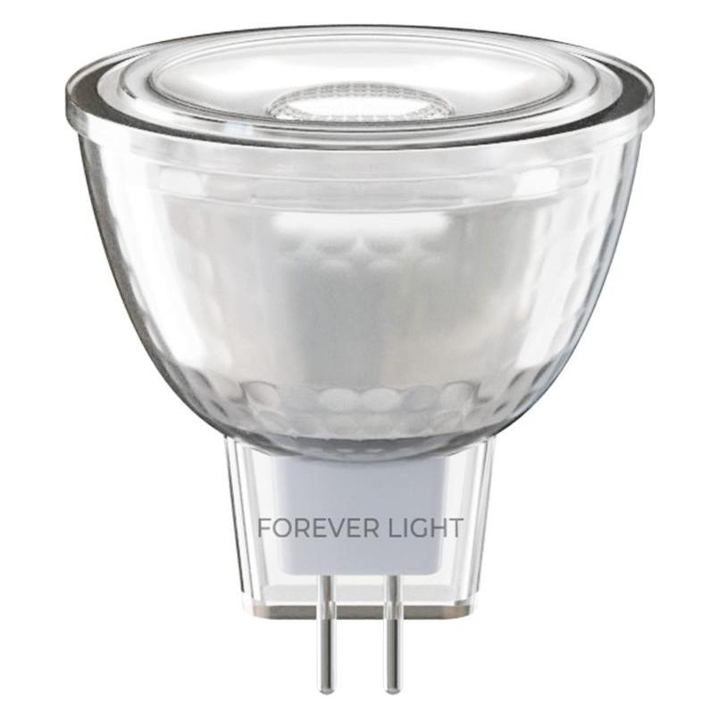 Forever Light LED Bulb G4 MR11 38° 2.2W 195lm 4000K 12V glass class F ...
