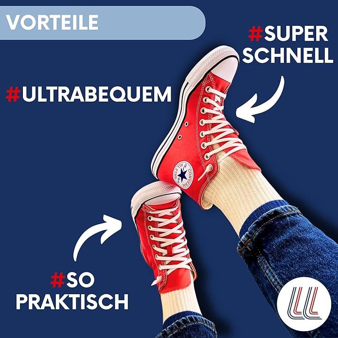 Gorilla Elastische Schnürsenkel Flexibel Ohne Binden Breit Silikon ...