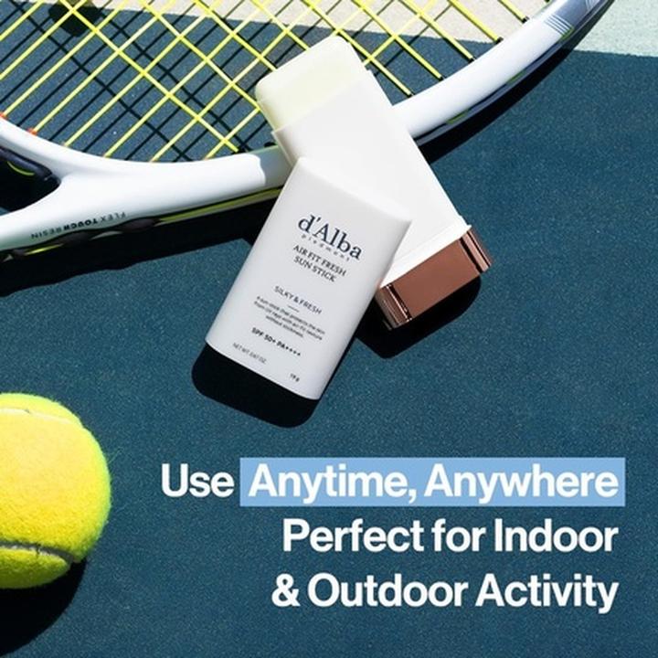 d'Alba Air Fit Fresh Stick SPF 50+ PA++++ Vegan Sunstick Non-Sticky Silky