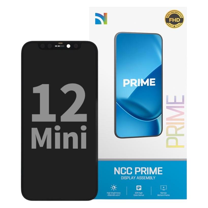 NCC Apple iPhone 12 Mini Frontglas / LCD, Incell (Prime)