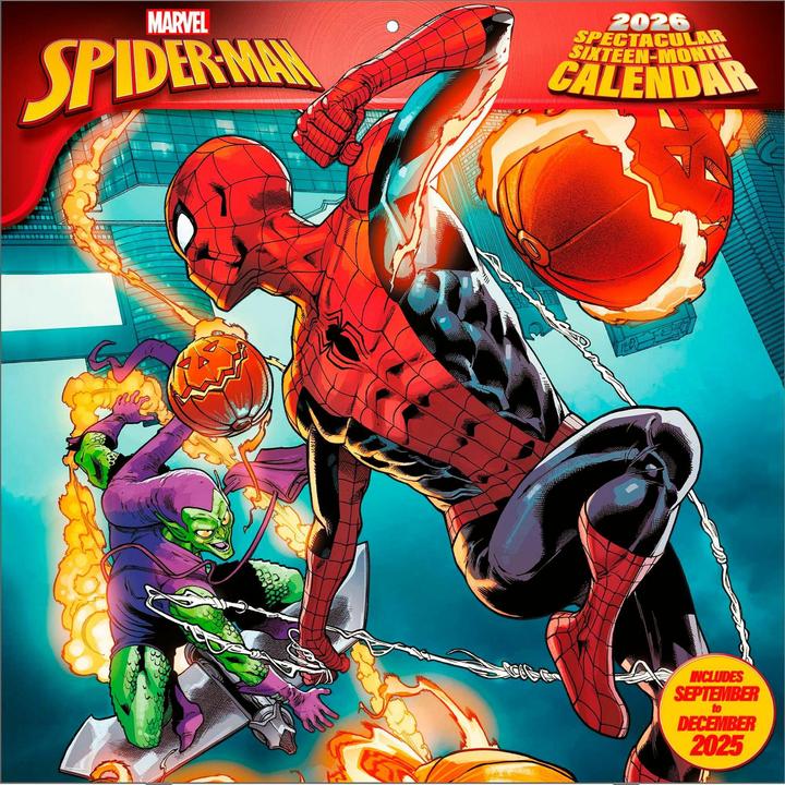 Pyramid Marvel Spiderman Square Calendar 2026 30x30 - buy at Digitec