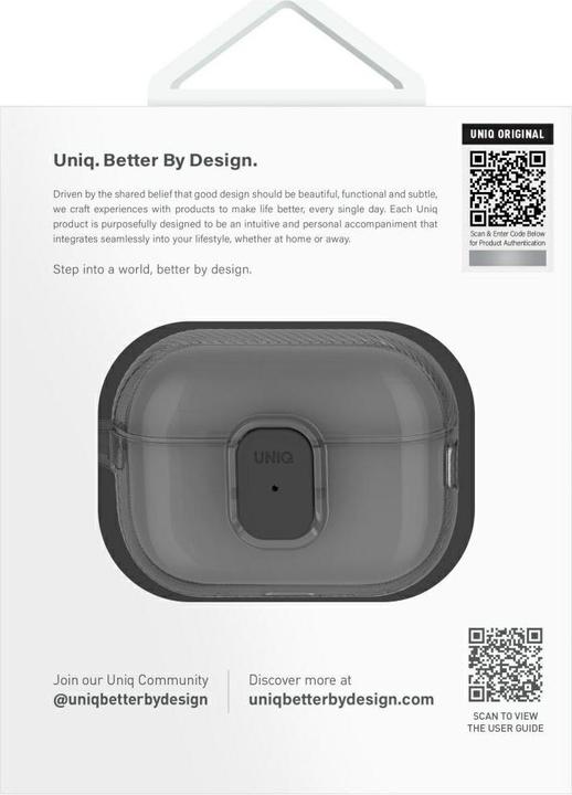 Uniq Case Glase Pro for AirPods Pro 2 Lock Case blue (Charging case ...