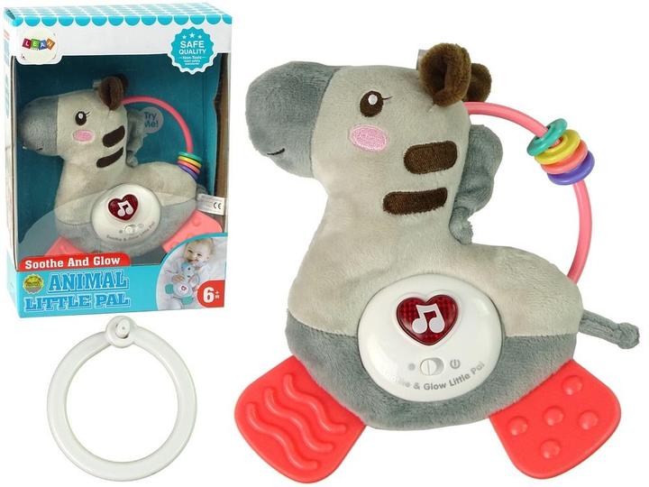 Lean Toys Interactive zebra edu-sound, teething ring, rattle - Galaxus
