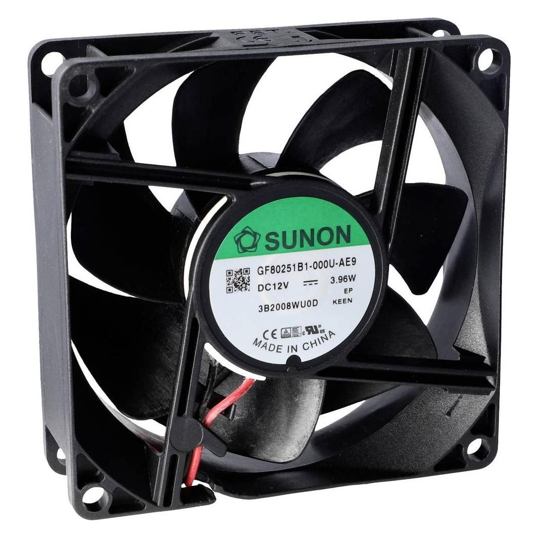 Sunon Lüfter 12V 80x25 K 101.9m³/h 48dBA IP68 - kaufen bei Digitec