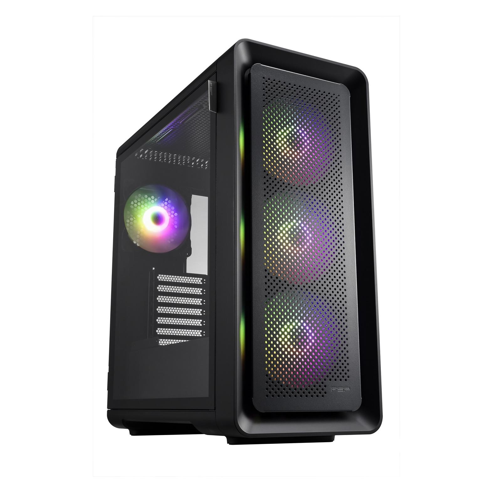 Fortron FSP CUT593P E-ATX Ultra Tower 3xARGB BLACK - buy at Digitec