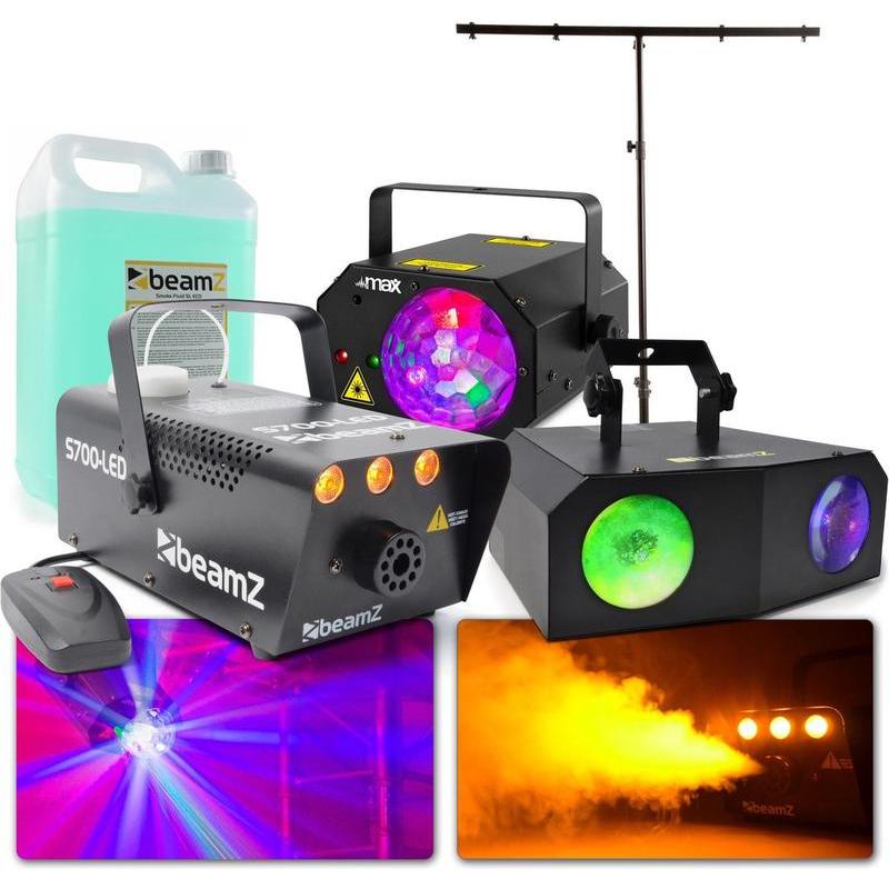 BeamZ Partybeleuchtung - Party Pack xxl Partybeleuchtung mit Laser ...
