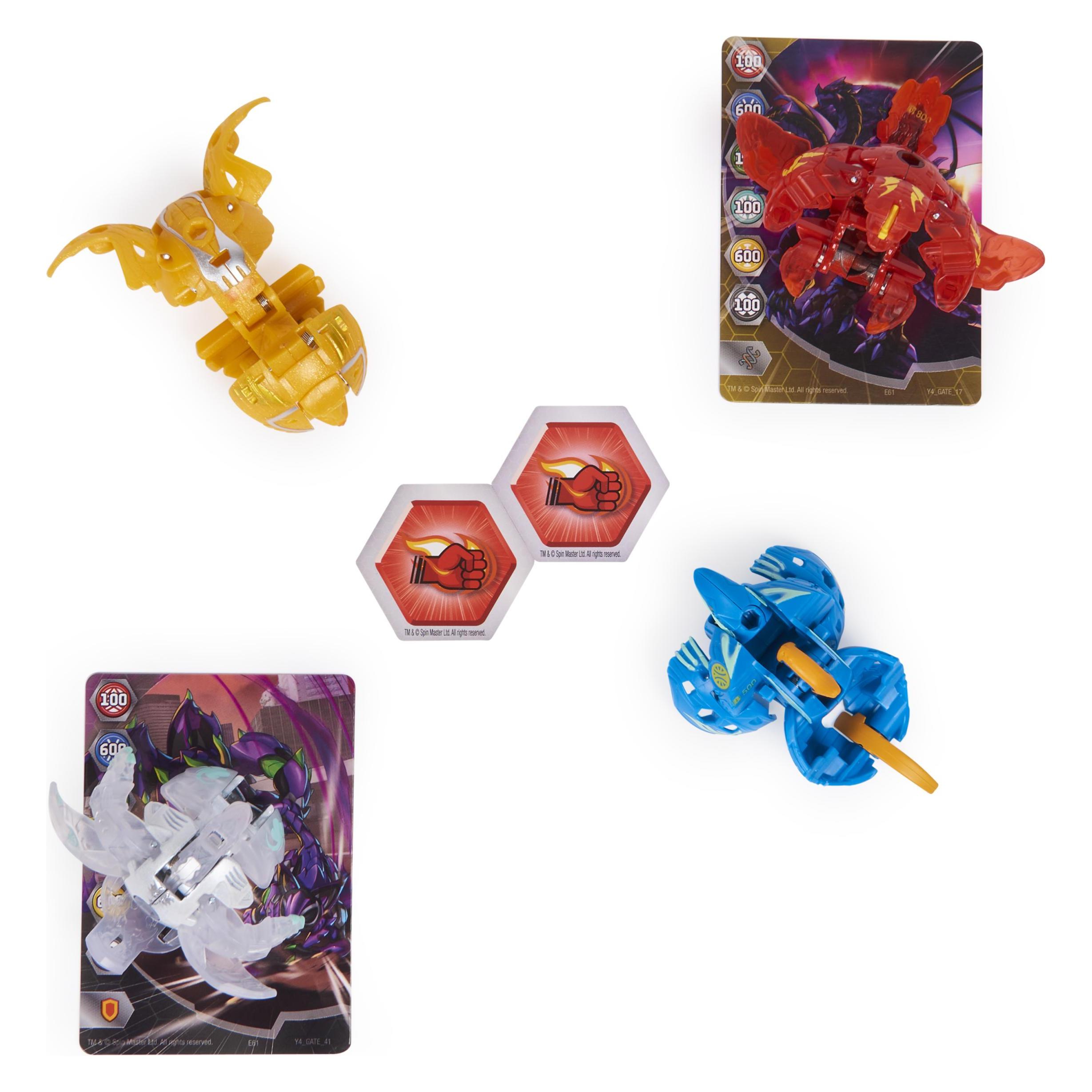 Spin Master Bakugan Evolutions Platinum Battle Bundle mit 4 Bakugan ...