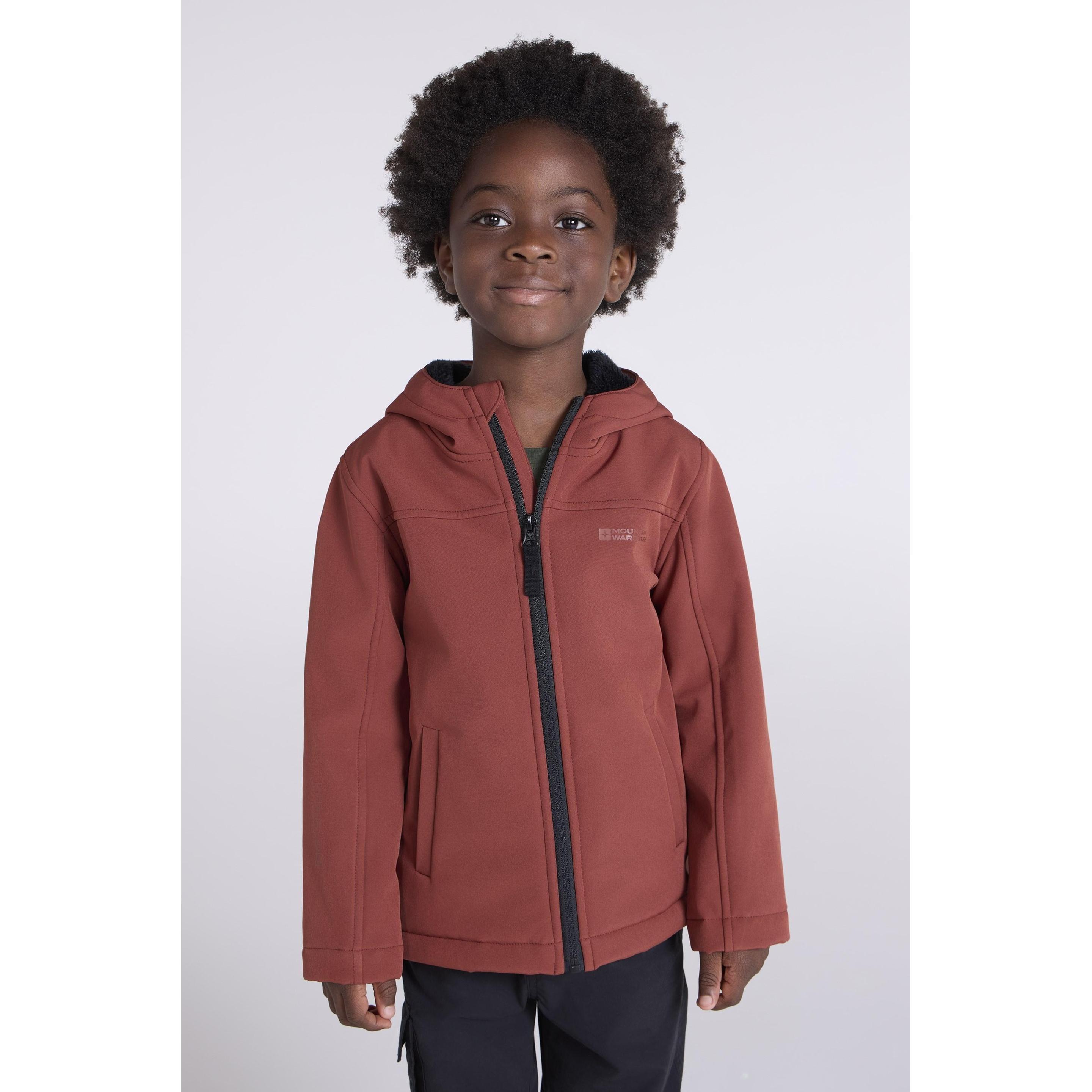 Mountain Warehouse Childrens/Kids Arctic Borg Lined Soft Shell Jacket ...