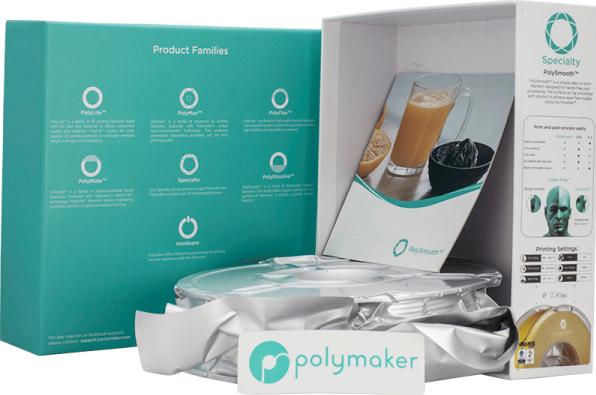 Polymaker Filament PolySmooth 1612125 2. (PVB, 2.85 mm, 750 g, Gelb) - Digitec
