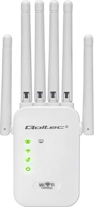 Qoltec Wzmacniacz sygnałuWiFi 6 | Repeater | Access Point | AX1200 | 6 ...