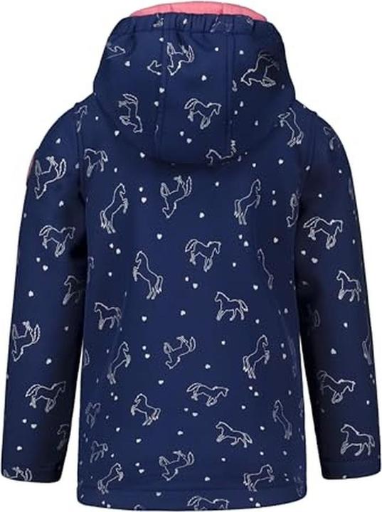 Master Class SALT AND PEPPER Meisjes Meisjes Softshell AOP Horses Shell ...