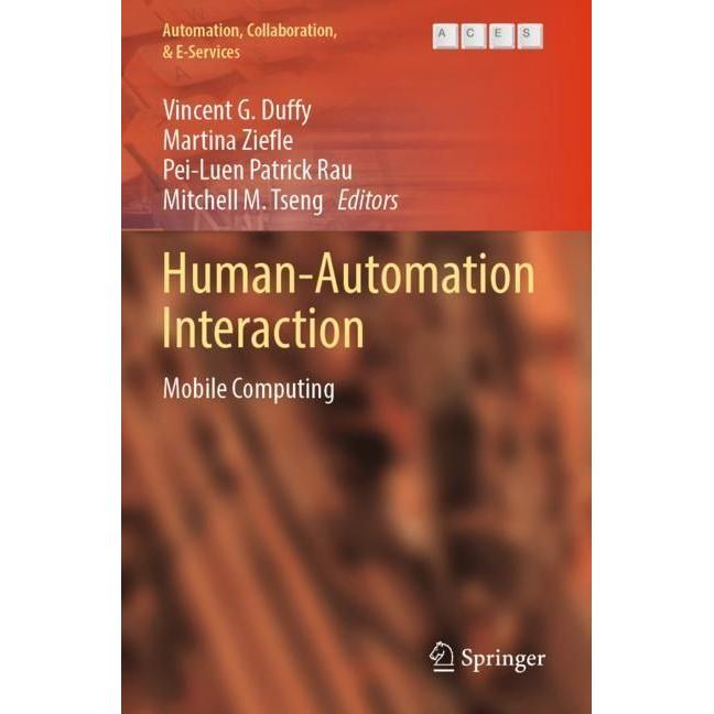 Springer Human-Automation Interaction - kaufen bei Galaxus