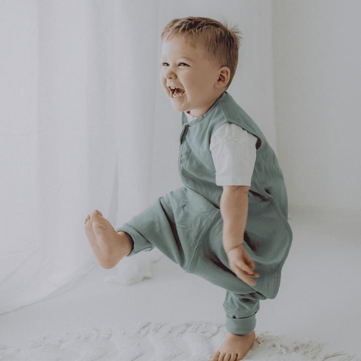 Emma & noah Leinen Schlafsack mit Füssen 0.5 TOG (70 cm, 0.5 TOG ...