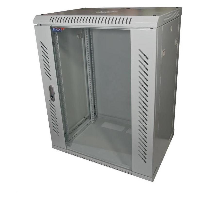 LEXI-Net 19" nástěnný rozvaděč 15U 600x600, nosnost 60 kg, skleněné ...