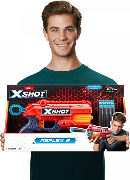Xshot Reflex 6 (12 Darts) Open Box 36433 - buy at Galaxus