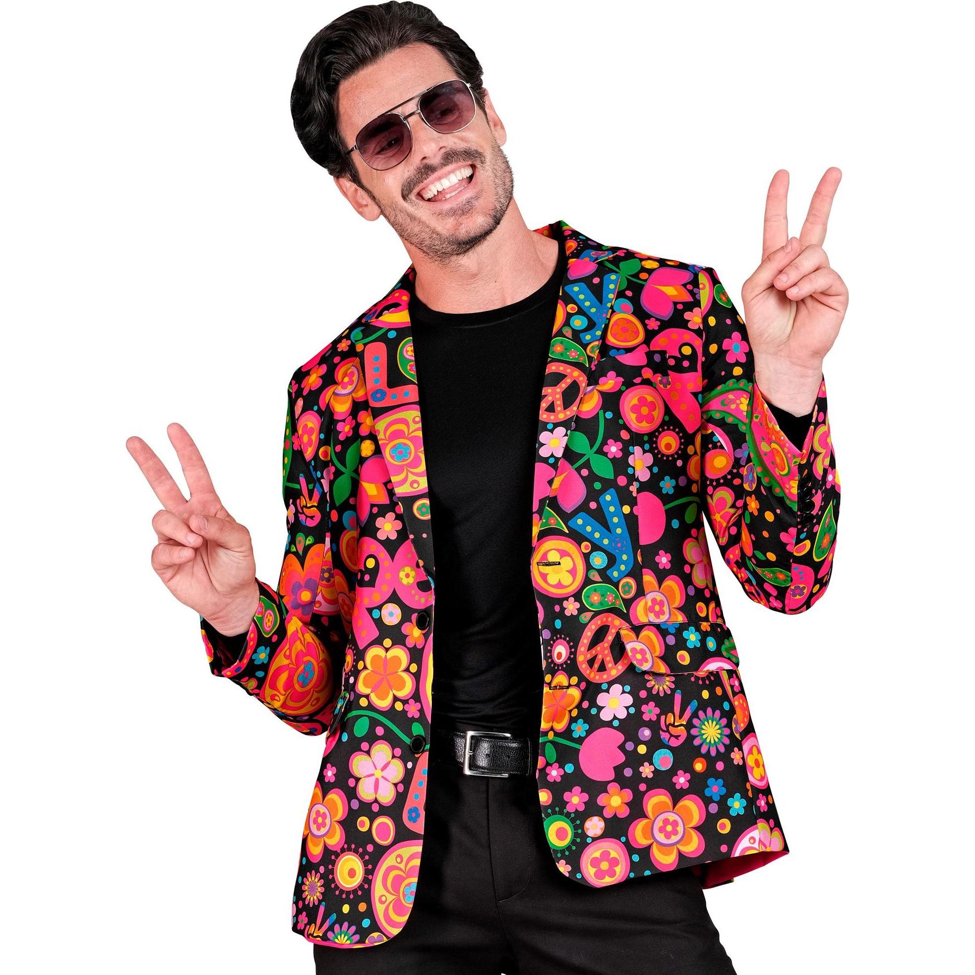 Widmann NEON HIPPIE PARTY FASHION JACKETT (Jackett), M - Galaxus
