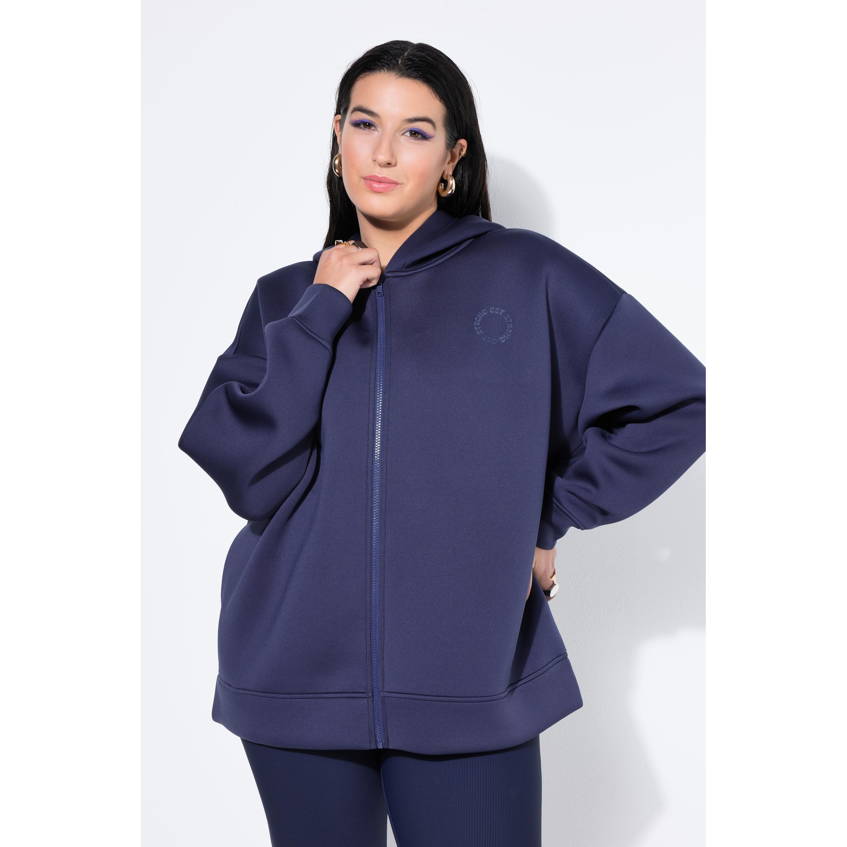 Studio Untold Scuba-Jacke, Oversize Shape, Kapuze, toniger Print (54 ...