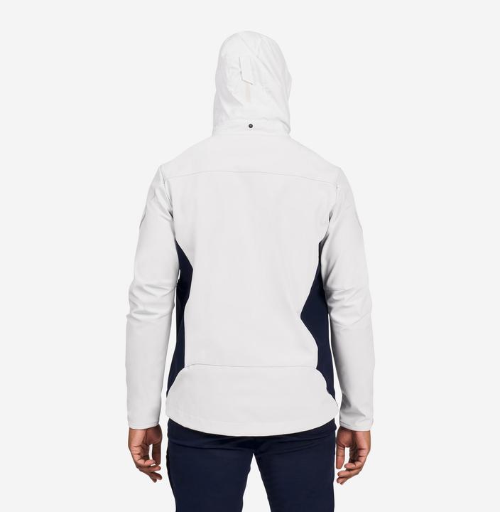 Tribord Men sailing windproof sailing jacket - Softshell 500 light grey ...