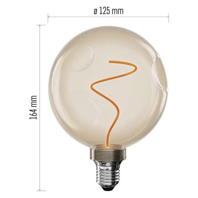Emos LED Lampe DECO CG125A / E27 / 4,5 W (24 W) / 240 lm / flame - Digitec