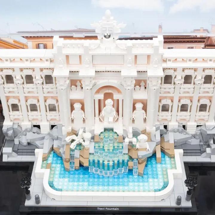 iDisplayit Acrylic display for LEGO® 21062 Trevi Fountain (With black ...