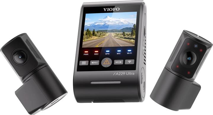 Viofo A229 Ultra 3CH (Front + Interior + Rear camera + GPS + CPL) - Galaxus