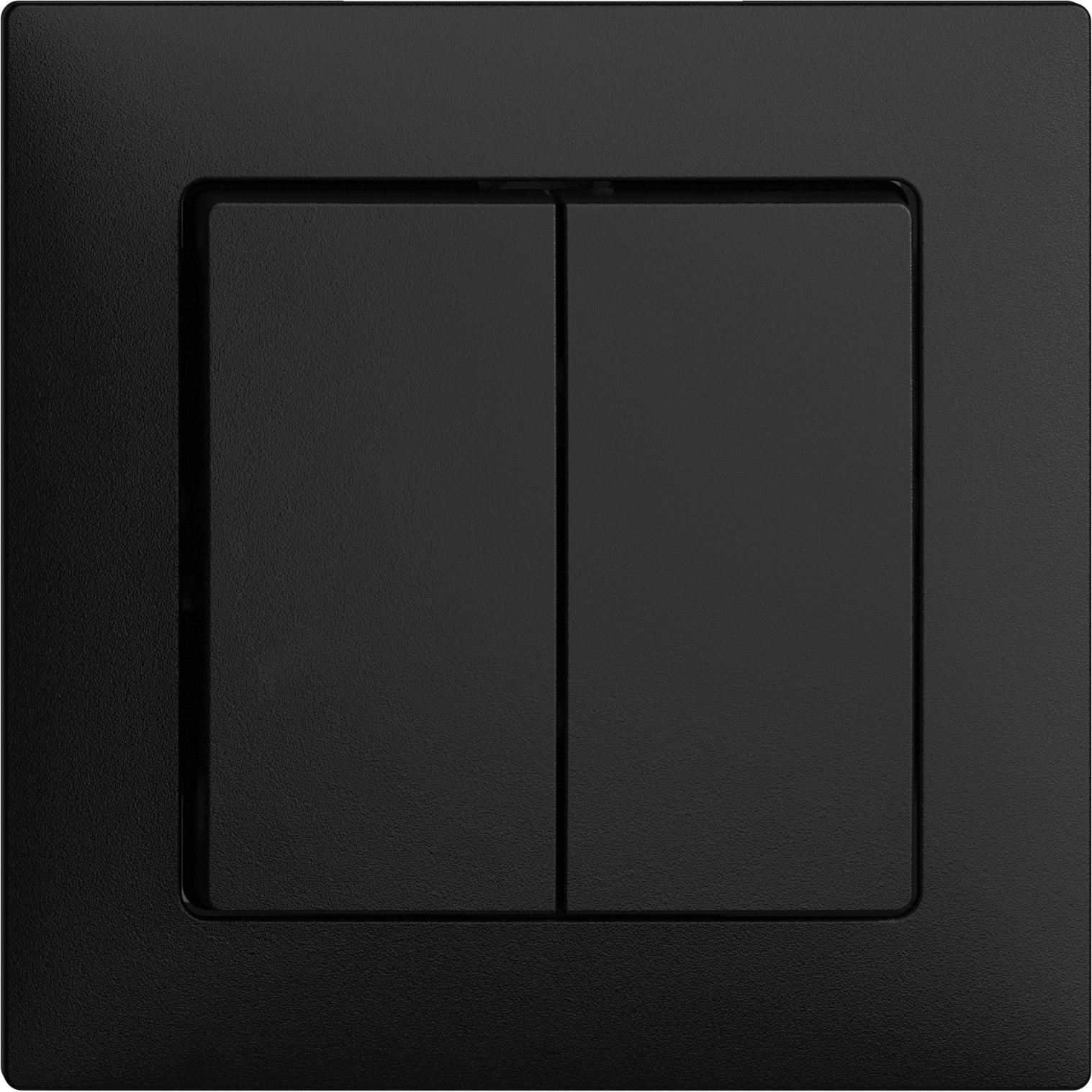 Feller Push button / push switch AR / Sch3 black - buy at Digitec