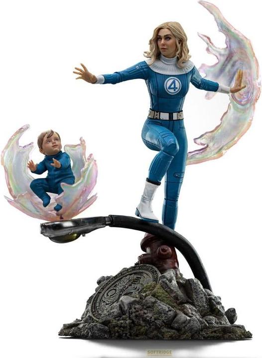 Iron Studios Fantastic Four Art Scale Statue 1/10 Invisible Woman and ...