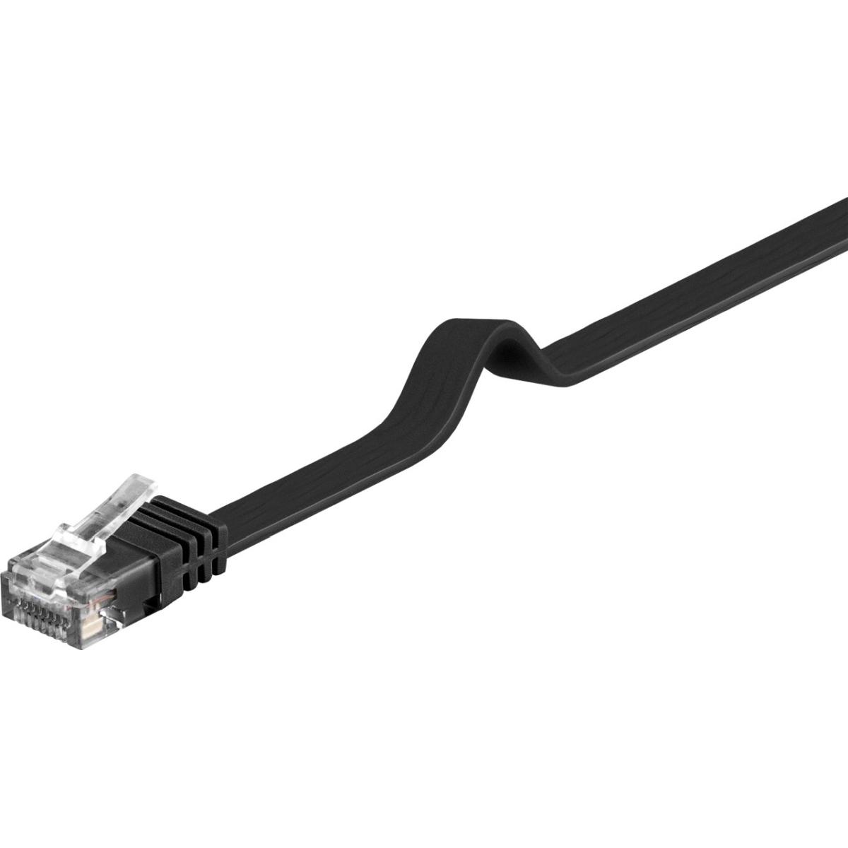 PremiumCord PlochÃ½ patch kabel UTP RJ45-RJ45 CAT6 ÄernÃ¡ - Digitec