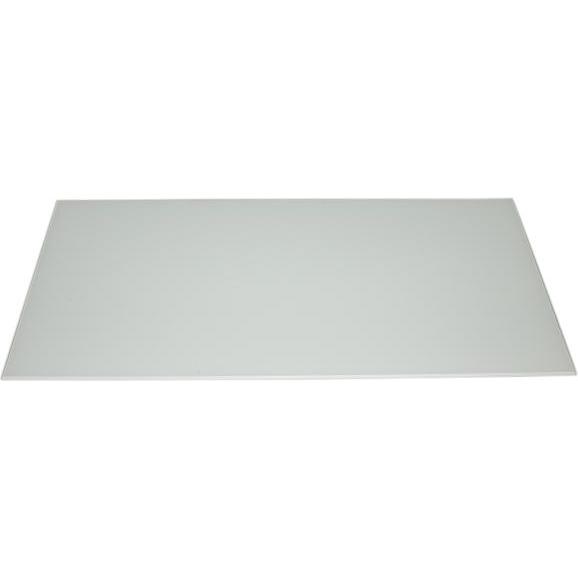 Home It Kitchen Splash plate white frosted tempered glass 800 x 400m ...
