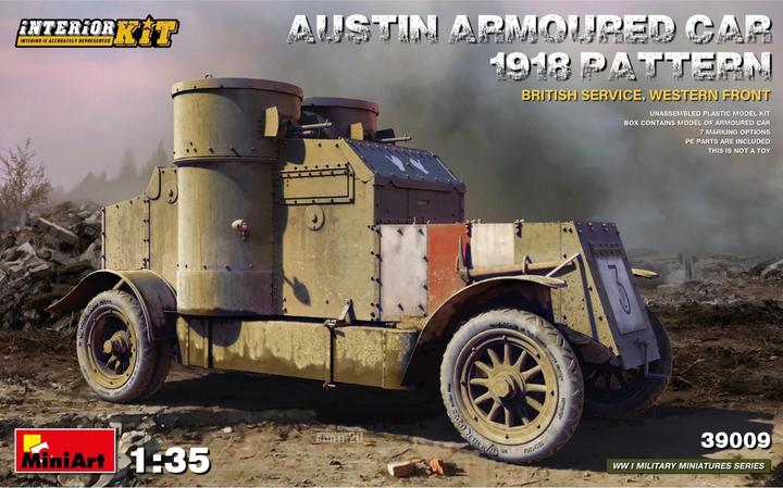 Mini art Austin Armoured Car 1918 Pattern. British Service. Western ...