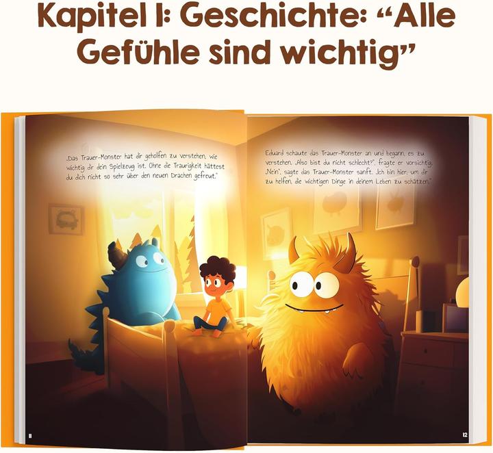 GefühlstagebuchfürKinder:Orange (A5, Harter Einband)